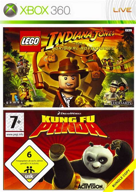 Купить Комплект игр LEGO Indiana Jones + Kung Fu Panda для Xbox 360 б/у ...