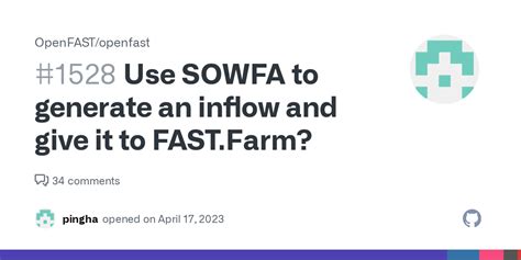 Use Sowfa To Generate An Inflow And Give It To Fastfarm · Issue 1528