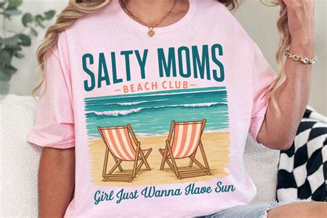 Salty Moms Beach Club Png Summer Png Graphic By Dragondesign