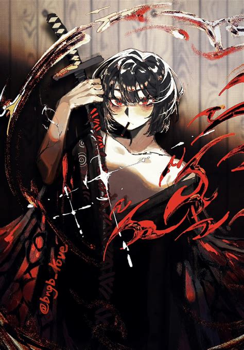 Bngb Love Ryoshu Project Moon Limbus Company Project Moon Highres 1girl Black Background