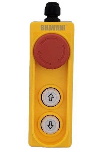 Pendant Push Button Single Phase At Rs 750 Electric Hoist Single Phase Pendent Pushbutton In