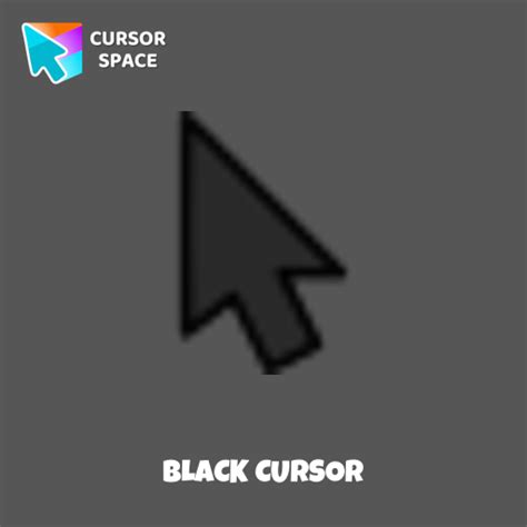 Black Cursor Cursor Pack Cursor Space
