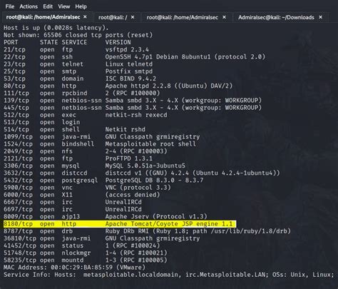 Solomon Yaoh On Linkedin Cybersecurity Tomcat Metasploitable2 Apache Ethicalhacking Server