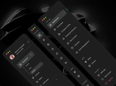Sidebar Navigation Dual Tier Navbar