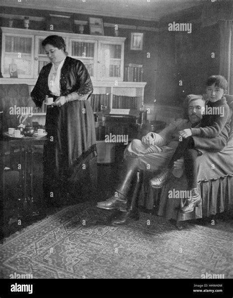 Joseph Conrad Mr And Mrs Joseph Conrad And Their Son John J C English Novelist 3 December