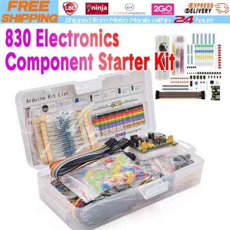 Local Warehouse830 400 Electronics Component Basic Starter Kit With 830 Tie Points Breadboard
