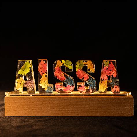 십대 소녀 침실 장식 조명 장식용 조명 침실 야간 램프 어린이 램프 문자 맞춤형 이름 Aliexpress