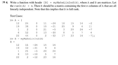 solved write a function with header [b] mymakelinind a