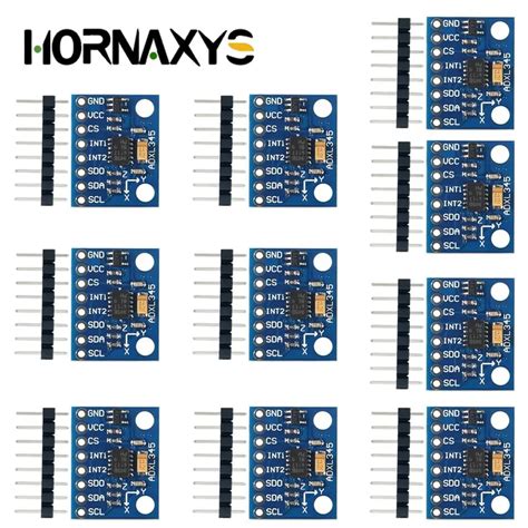 5 10PCS GY 291 ADXL345 Digital Three Axis Acceleration Of Gravity Tilt Module IIC SPI