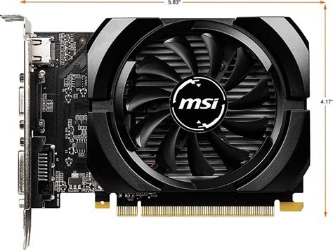 MSI GeForce N730K-4GD3/OCV1 4GB DDR3 Video Graphics Card, PCI Express 2 ...