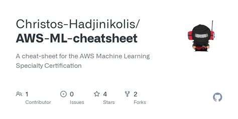 GitHub Christos Hadjinikolis AWS ML Cheatsheet A Cheat Sheet For The AWS Machine Learning