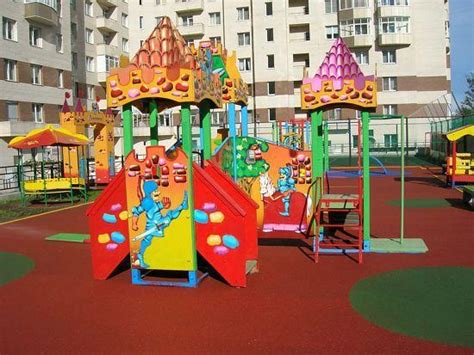 Подземный паркинг с детской площадкой на крыше Санкт Петербург