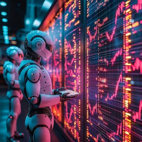 Robots Data Premium Ai Generated Image