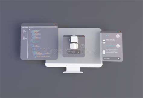 3d Computer Ai Robot Chatbot Web Uiux Software Programming