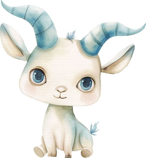 Cute Oryx Watercolor 45994331 Png