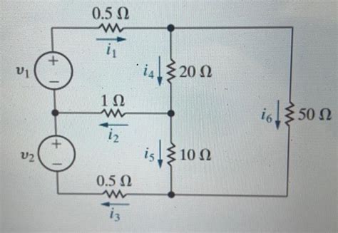 solved v1 v2 140vfind i1 i2 i3 i4 i5 i6find the