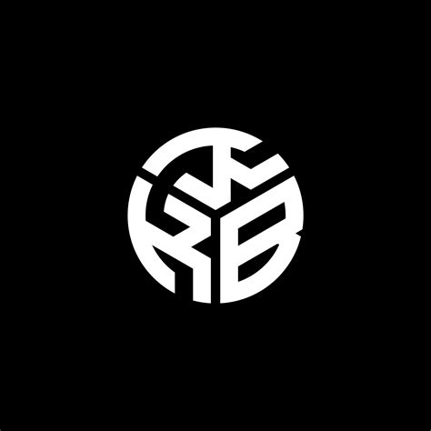 Kkb Letter Logo Design On Black Background Kkb Creative Initials