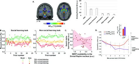 Binding Potential In The Dorsal Raphe Nucleus Modulates Social Learning Download Scientific