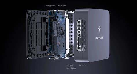 Mini PC Intel N100 3 4 GHz Ig 8 GB RAM DDR5 4800 1 X SSD M 2 SATA 1 X 2 5 SATA HDD SSD