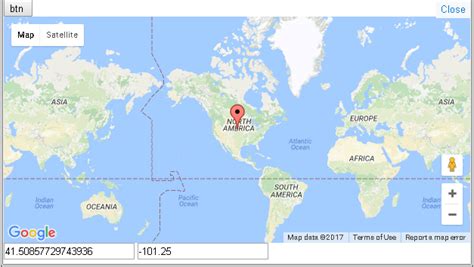Javascript Fixed Marker In Center And Drag Map To Get Latlong