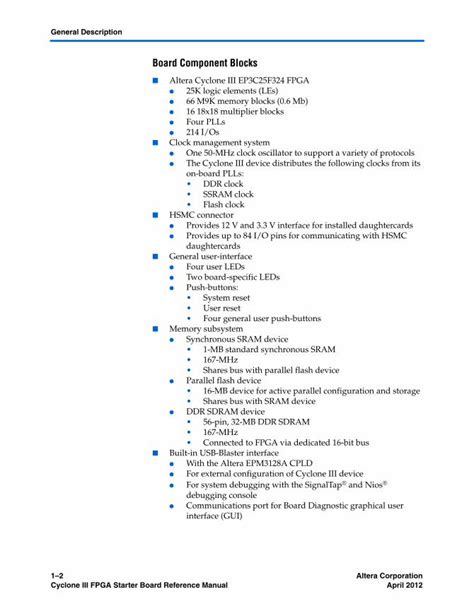 pdf cyclone iii fpga starter board reference manual iii fpga starter