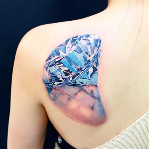 21 Expertly Executed Diamond Tattoos Tattooblend