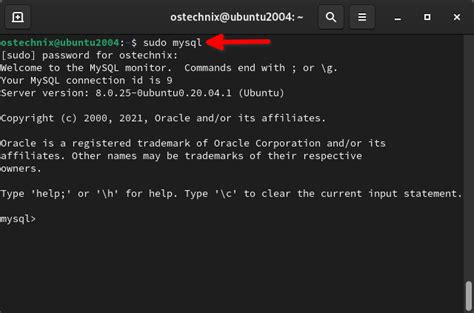 how to install mysql in ubuntu linux ostechnix