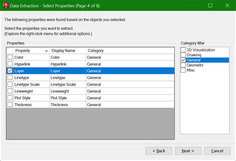 Solved Table From Layer Information Of Selected Polylines Autodesk Community