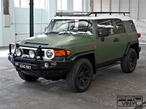 Matte Military Green Wrap For Toyota Fj Cruiser Sydney