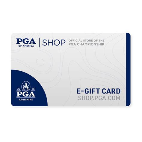Pga Shop Online T Card