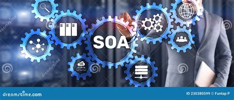Soa Service Oriented Architecture Vector Illustration CartoonDealer Com