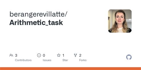 GitHub Berangerevillatte Arithmetic Task