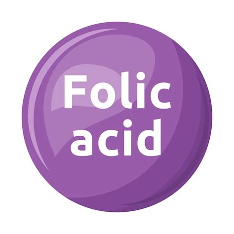 premium vector folic acid semi flat color vector object