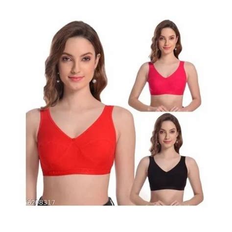 Plain Women Cotton Sports Bra At Rs 35piece In New Delhi Id