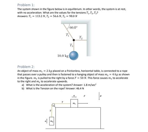 Problem 1:The system shown in the figure below is in | Chegg.com