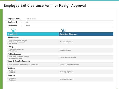 Employee Exit Clearance Form Word At Victoria Otero Blog