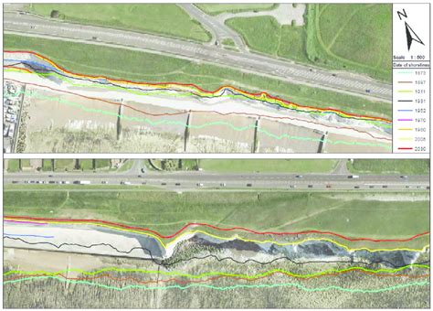 Visual Representations Of Future Shoreline Positions Download Scientific Diagram