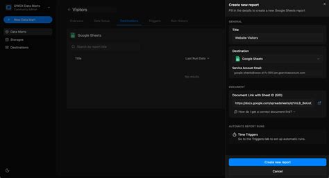 Sql Based Data Mart Owox