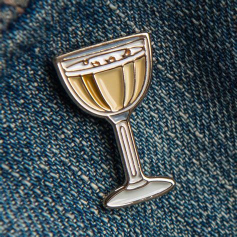 Pisco Sour Cocktail Enamel Pin Cocktail T Etsy