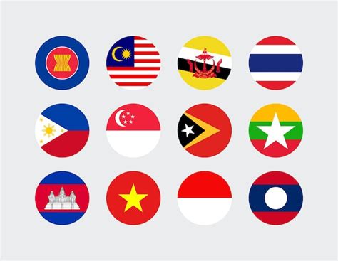 Asean Flag Photos Vectors And Illustrations For Free Download