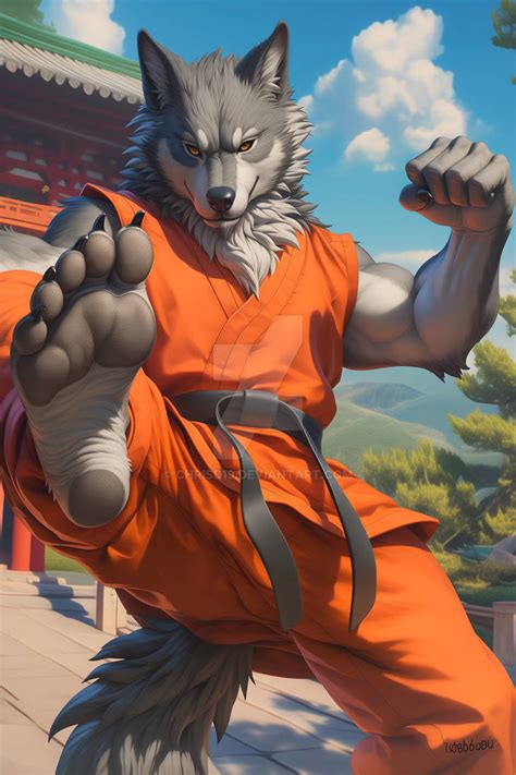 Kung Fu Wolf Kick Open By Chrisd19 On Deviantart