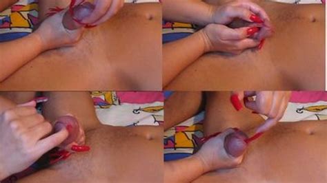 Handjob And Cbt With Red Nails Nails Vs Cock Lower Resolution Best