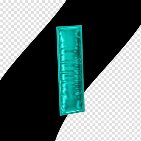 편지 3d 렌더링 투명 배경 프리미엄 Psd 파일