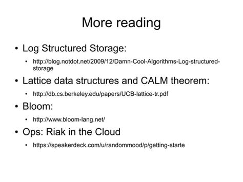 distributed systems and consistency odp