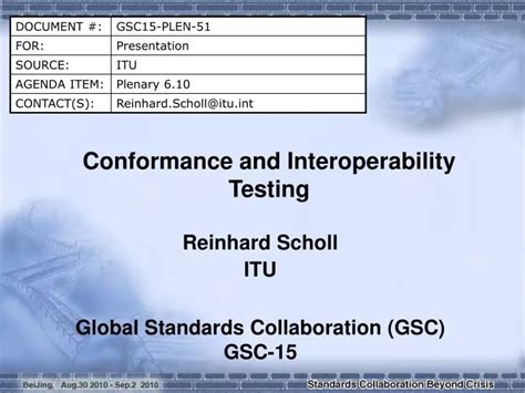 ppt conformance and interoperability testing powerpoint presentation