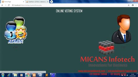 Php Source Code For Online Voting System Youtube
