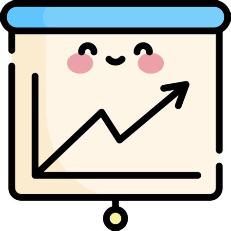Graph Kawaii Lineal Color Icon Graph Kawaii Lineal Color Icon