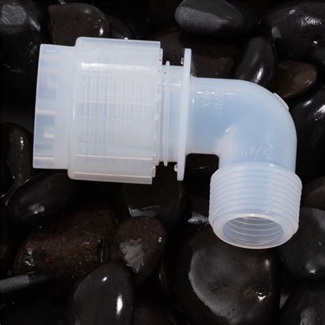 Pfa 남성 90도 팔꿈치 슬리브 삽입 유형 공장 및 제조업체 중국 가격표 Huasheng 플라스틱