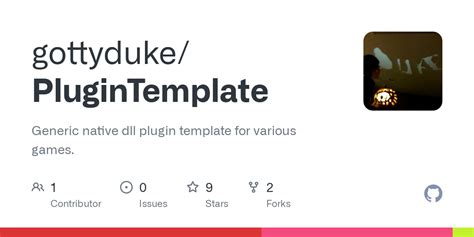 GitHub Gottyduke PluginTemplate Generic Native Dll Plugin Template For Various Games