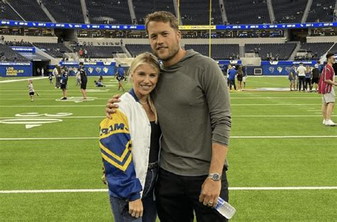 Photos Meet Matthew Staffords Wife A Former Georgia Cheerleader